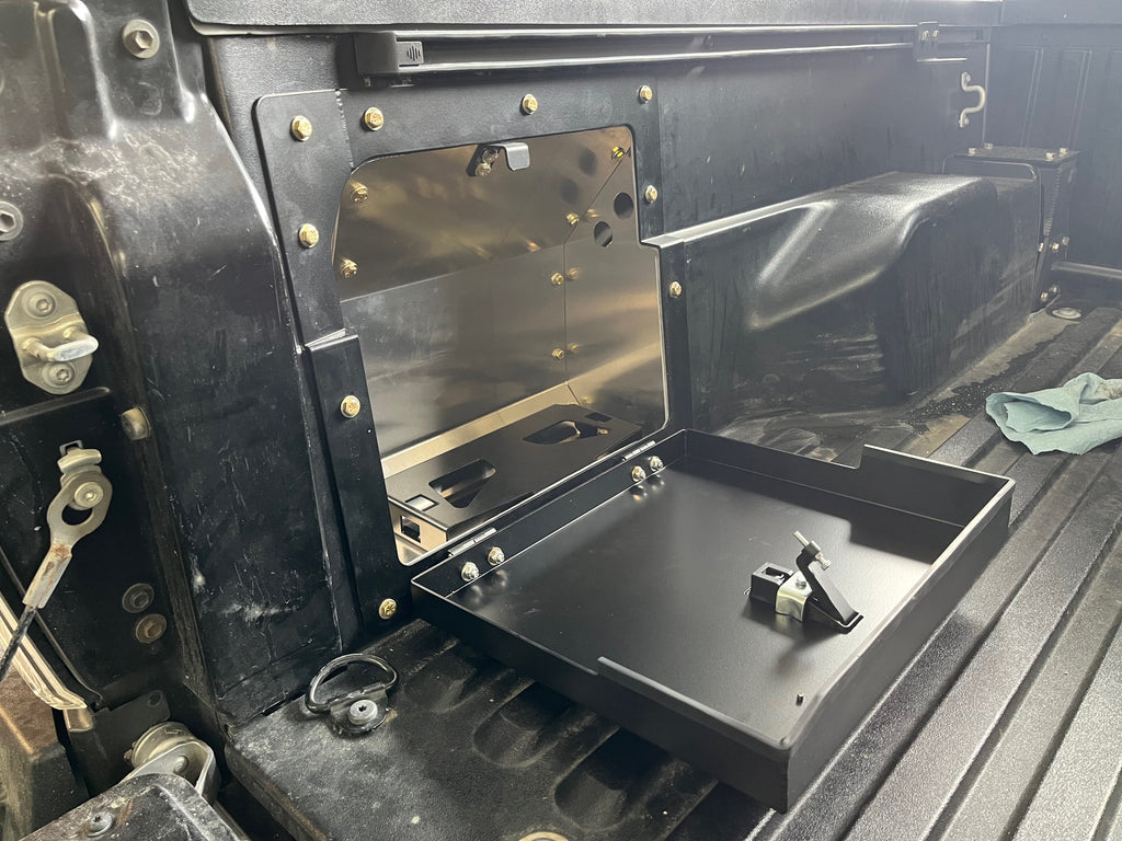 Tacoma 05-23 bedside storage / battery relocation boxes. – JD Fabrication