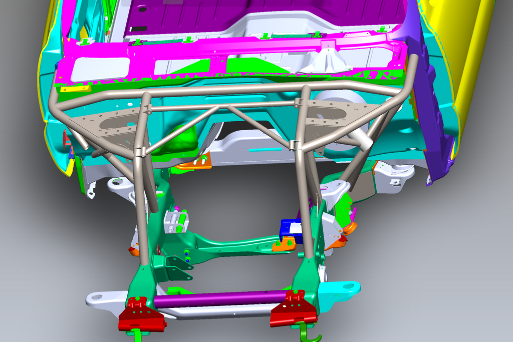 Chevy 1500 99 to 06 4x4 engine cage – JD Fabrication