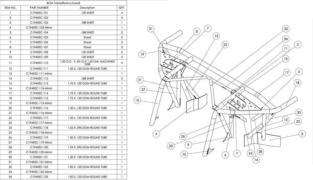 Chevy 1500 99 to 06 4x4 engine cage – JD Fabrication