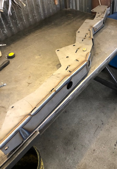 Toyota Tacoma Frame Brace with Factory Shock Mounts – JD Fabrication