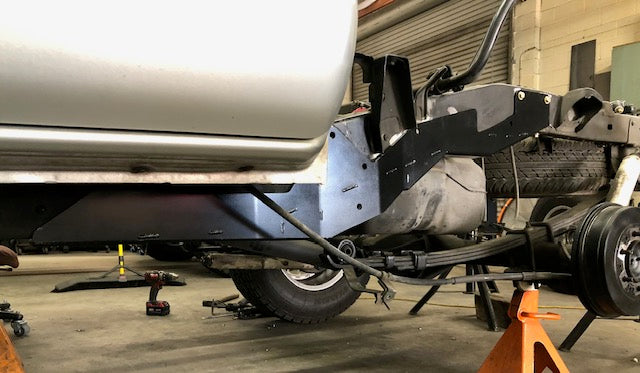 Toyota Tacoma Frame Brace with Factory Shock Mounts – JD Fabrication